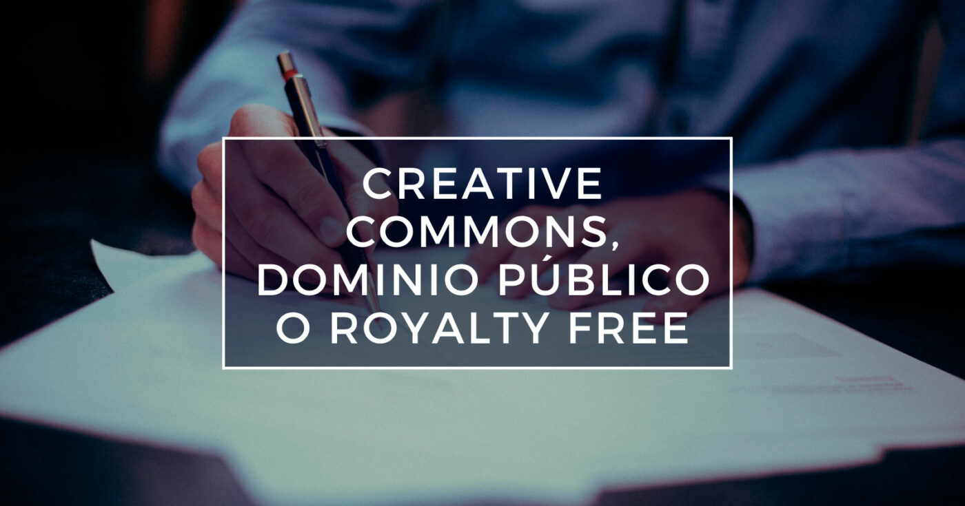 Música: Creative Commons vs Dominio Público vs Royalty Free