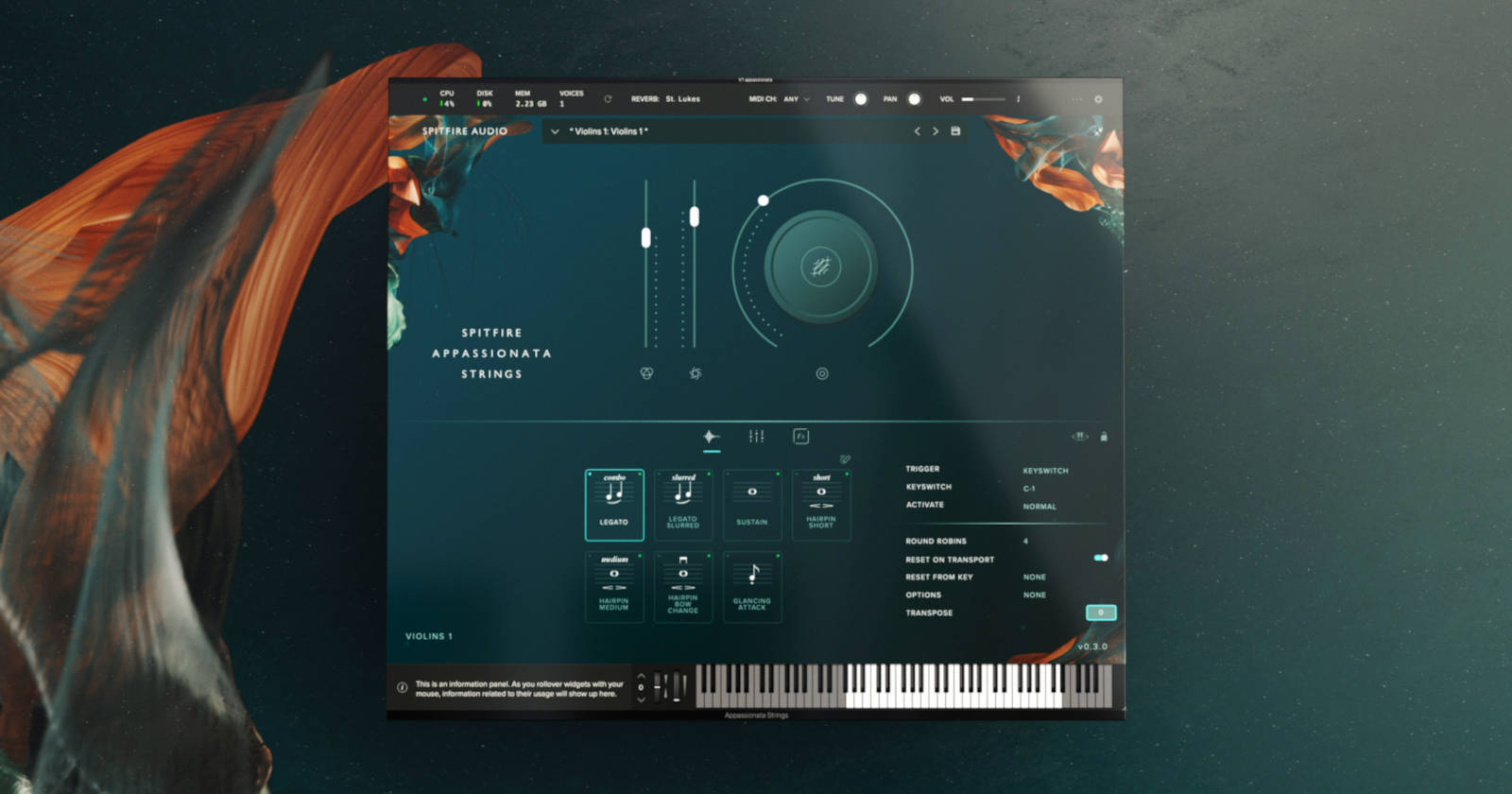 Appassionata Strings es el nuevo plugin de cuerdas legato de Spitfire